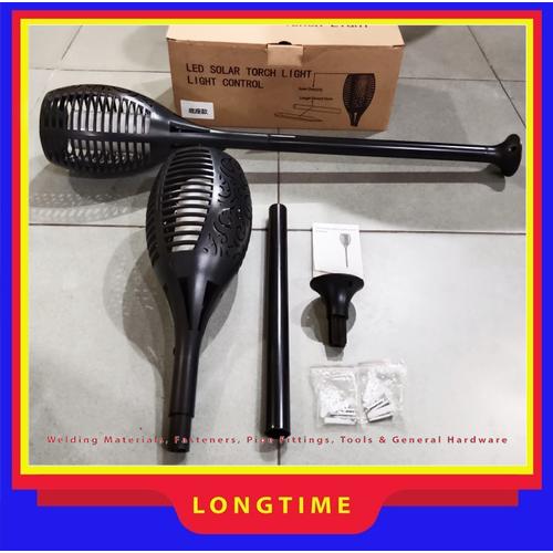 Jual Lampu Obor Api Led Tancap Taman Tenaga Surya Solar Panel Garden ...