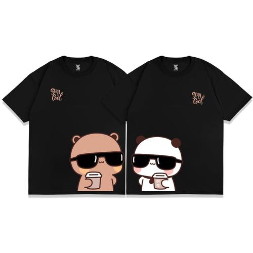 Jual Kaos Bear Couple Stay Cool Baju Atasan Pria Wanita 100% Cotton ...