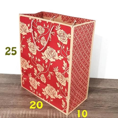 Jual paper bag batik paperbag motif tak kertas kraft samson 20x25 ...