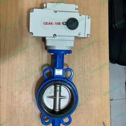 Jual Butterfly valve 5" inch Plus Motorized electric Actuator DN125 ...