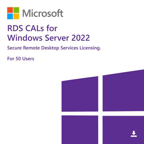 Jual RDS Server 2022 Remote Desktop Services 50 User Device Connections ...