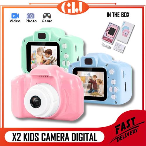 Promo Kamera Anak Digital Kids Camera Mini Anak Mainan Kamera Anak X2 ...