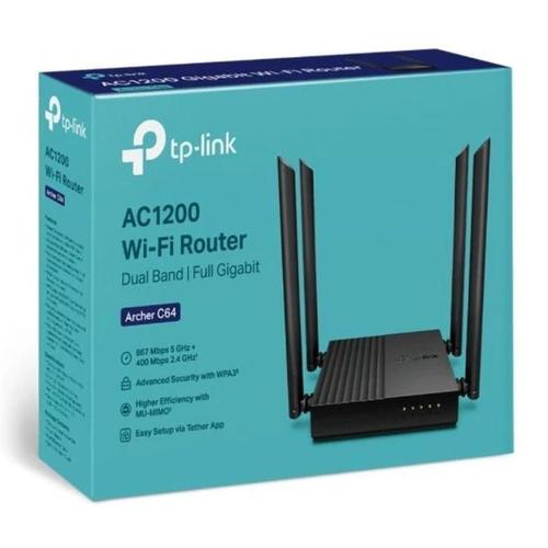 Jual TP-Link Archer C64 AC1200 MU-MIMO Gigabit Wireless Router ...