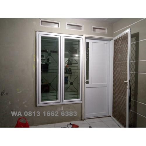 Jual Pintu Aluminium Ruang Tamu merk Alexindo plus 1 Set Kunci plus ...