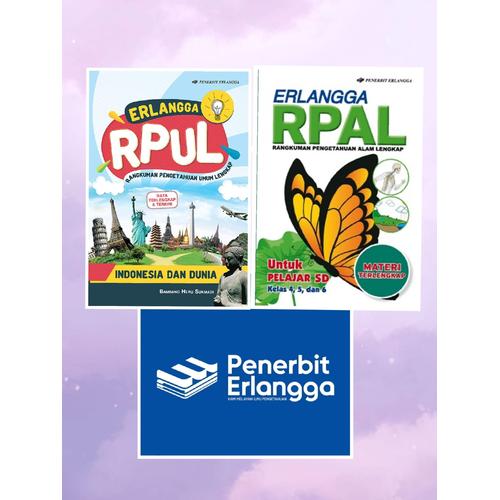 Jual harga satu paket buku RPAL dan RPUL Erlangga sd kelas 4,5,6 - Kota ...