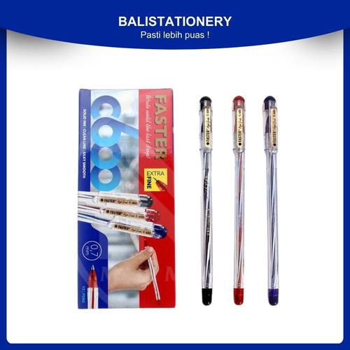 Promo Pena Faster F3 Extrafine - Biru - Kota Denpasar - Bali Stationery ...