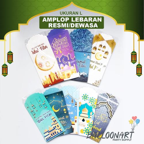 Promo Amplop Lebaran Resmi Ukuran L isi 8pcs/Dewasa/Angpao Lebaran - 13 ...