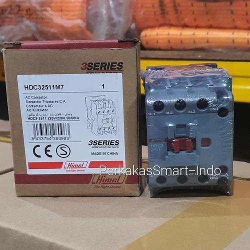 Jual HIMEL magnetic contactor hdc3-25 25a 220v 1 no + 1 nc hdc3w511m7 - Jakarta Utara ...
