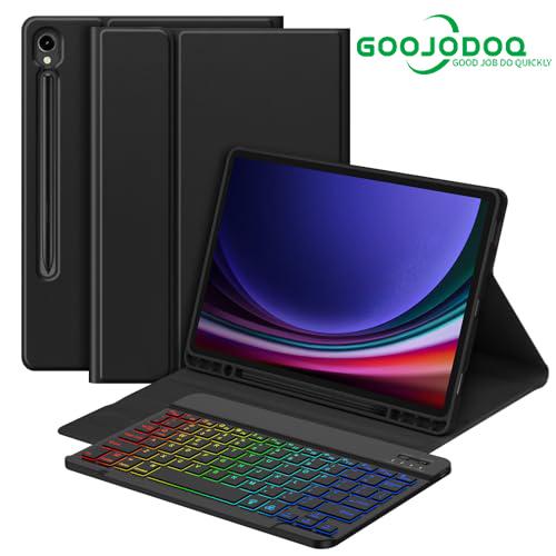 Promo Tablet Case For Samsung Galaxy Tab A9+ Keyboard Cover Rainbow ...