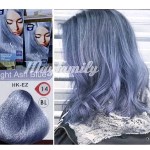Jual cat rambut diosys light ash blue hair colour satu set l00ml ...