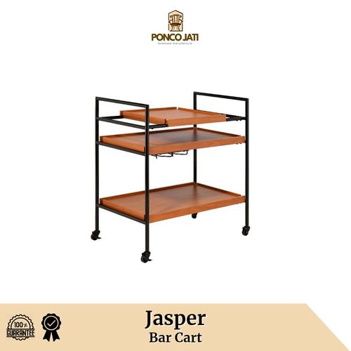 Jual meja troli bar minimalis Jasper meja troli bar industrial ...