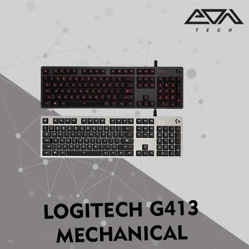 Jual Logitech G413 Mechanical Backlit Gaming Keyboard ( Silver ,Carbon ...