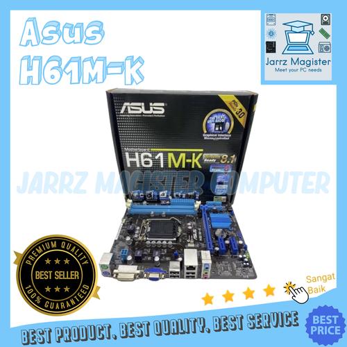 Jual Motherboard Asus H61 H61M-K LGA 1155 DDR3 Mainboard Asus - Jakarta ...
