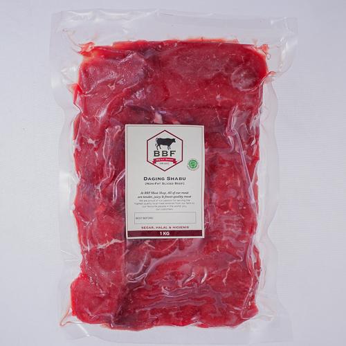 Jual DAGING SAPI SHABU BBF SLICE BEEF NON FAT LOKAL IRIS TIPIS TANPA ...