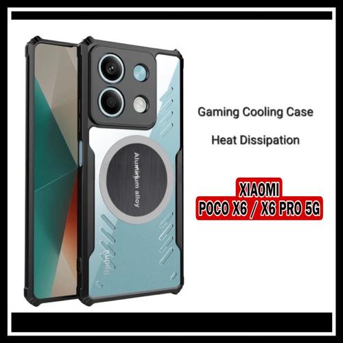Jual Xiaomi Poco X6 / X6 Pro 5G Cooling Magnetic Original Hard Case ...