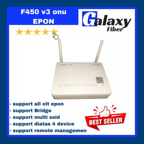 Jual ZTE F450 V3 EPON ONU ONT firmware stabil lebih 4 device support ...