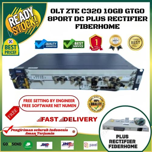 Jual OLT ZTE C320 10GB GTGO 8PORT DC dengan RECTIFIER FIBERHOME - Jakarta Selatan - KKokoh Store ...