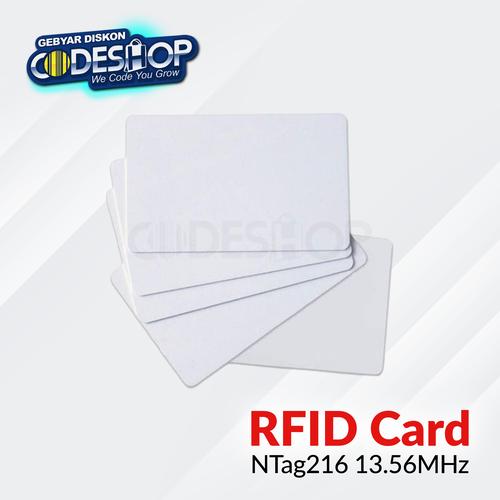 Jual RFID NFC NTag216 Card 13.56MHz Programmable Tag Kartu NTag 216 - Jakarta Pusat - Codeshop ...