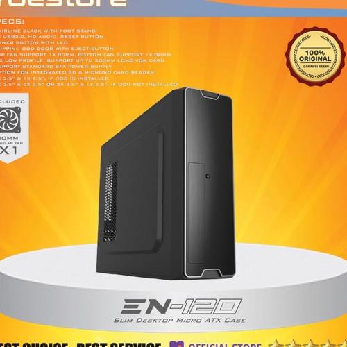 Jual US ENLIGHT CASE EN 120 + 300Watt MICRO ATX - CASING EN-120 ...