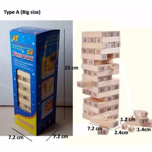 Jual Wooden Stacko Kayu Angka Wiss Toys Kecil - Jakarta Barat - Uncle ...