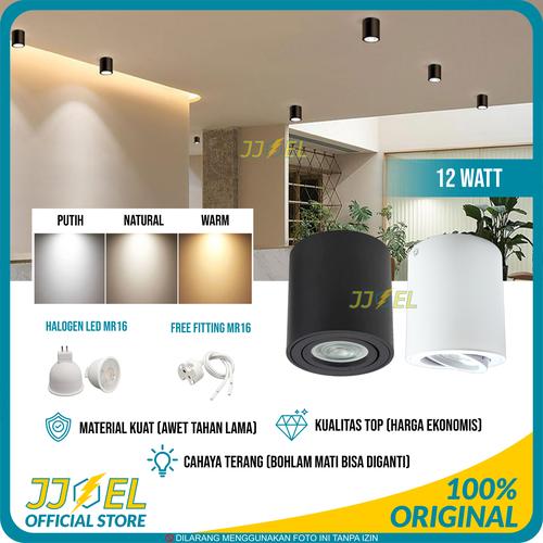 Jual Lampu Downlight Outbow MR16 LED Plafon Sorot 10W Spotlight 10 Watt - Body Hitam, Putih ...