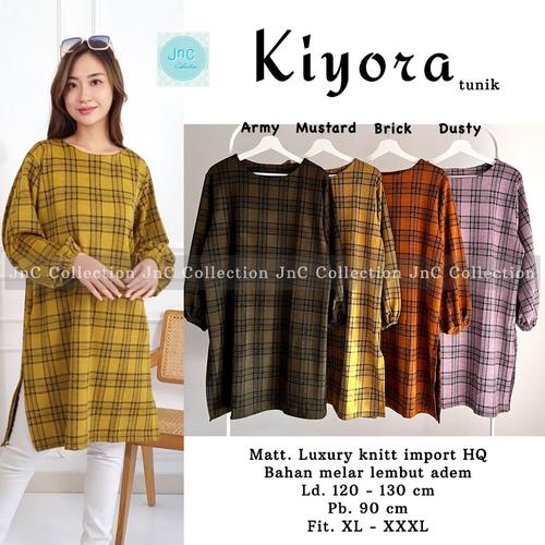Jual TUNIK KNITT PREMIUM TUNIK JUMBO WANITA KEKINIAN MOTIF KOTAK- KIYORA - Jakarta Barat - JnC ...