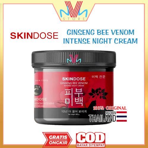 Jual SKINDOSE GINSENG BEE VENOM INTENSE NIGHT CREAM 400g - WHITENING LOTION - Jakarta Barat ...