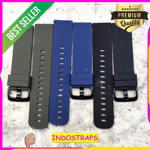 Jual IND-410 RUBBER STRAP SOFT SILICONE 20MM 22MM WATCH STRAP TALI JAM ...