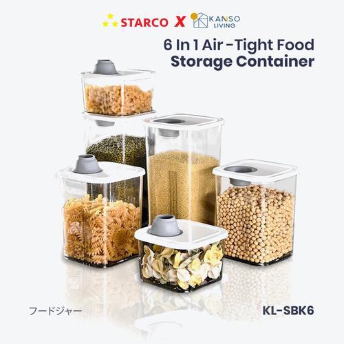 Promo Kanso Living Tempat Penyimpanan Makanan Toples Kedap Udara ...