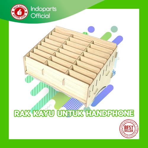 Jual RAK KAYU UNTUK SUSUNAN HP - 12GRID, WHITE - Jakarta Pusat ...