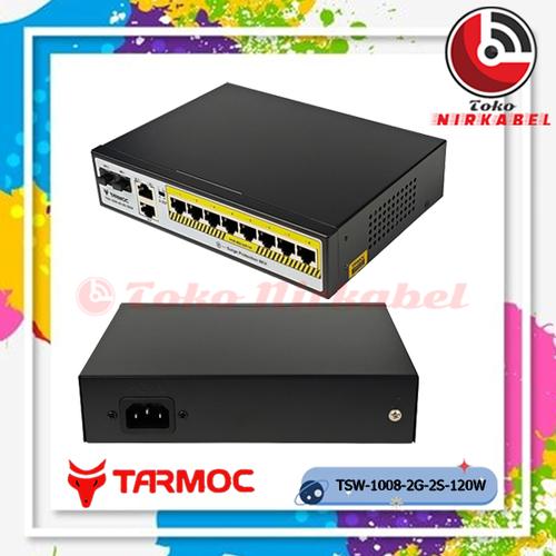 Jual Tarmoc Switch POE HUB CCTV IPCAMERA 8 Port Gigabit + 2 Gigabit ...