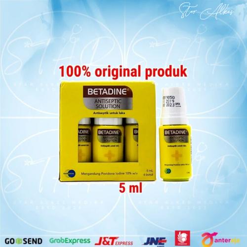 Jual BETADINE SOL SOLUTION KEMASAN 5 ML 15 ML 30 ML 60 ML - 5 ML - Kota ...
