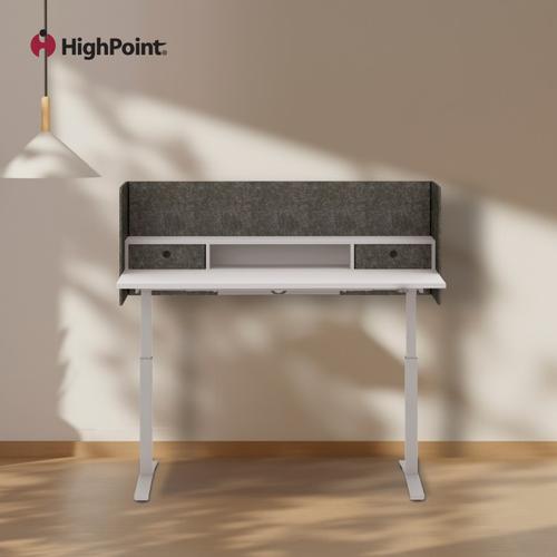 Promo HighPoint New Alta Adjustable Ergonomic Standing Desk With Hutch ...