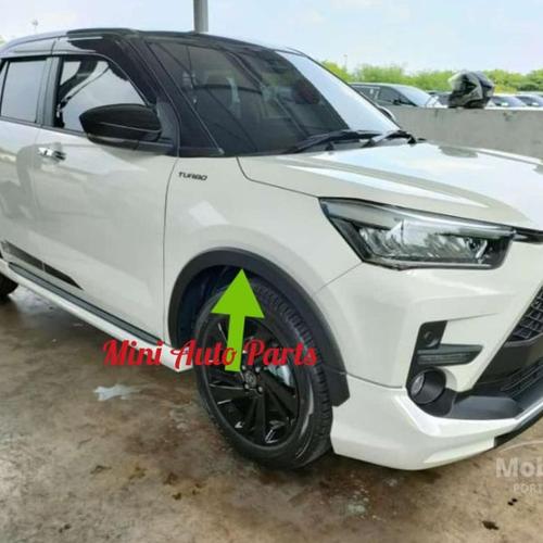 Jual OVER Fender BODYKIT Moulding DEPAN Kanan RAIZE Rocky 2020 2021 ...