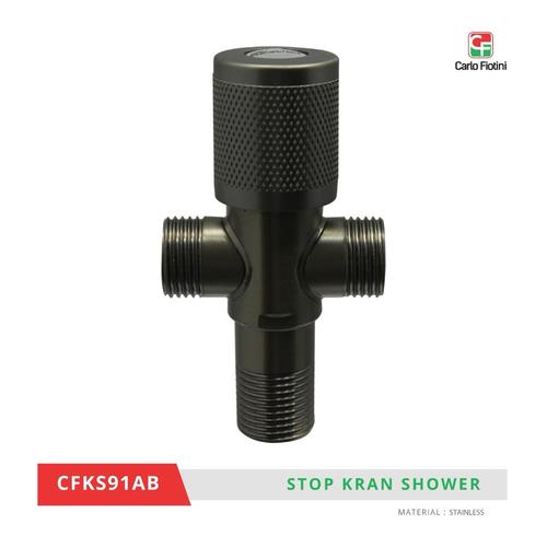 Jual Stop kran / Kran Closet Cabang Kuningan warna HItam Gray - Jakarta ...