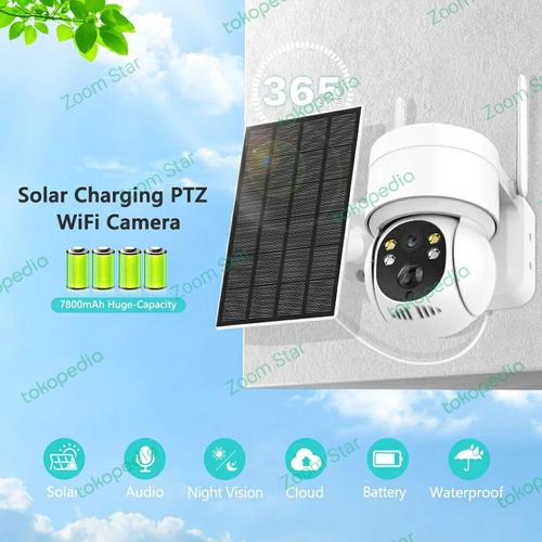Jual New IP Camera Outdoor Simcard 4G Solar Panel Tenaga Matahari App ...