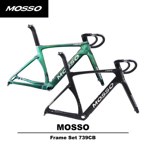 Jual FRAME MOSSO 739CB FULL CARBON DISC BRAKE 700" - BLACK, 490 - Kab ...
