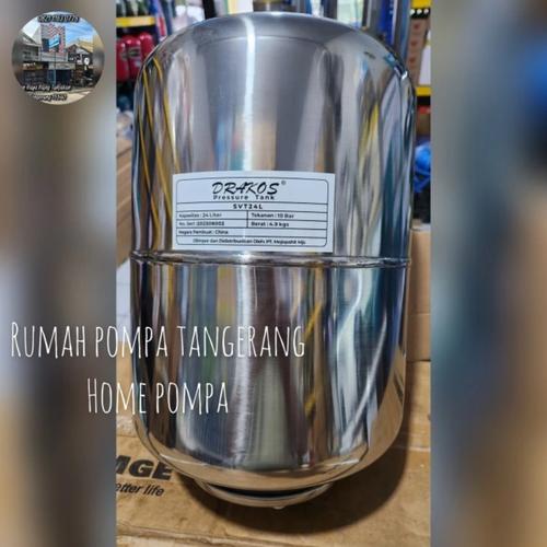 Jual PRESSURE TANK 24 LITER DRAKOS STVT 24L STAINLESS 10 BAR MAX ...