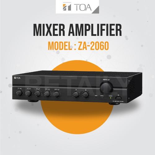 Jual MIXER AMPLIFIER TOA POWER AMPLI AMPLIFIER MODEL ZA-2060 |GARANSI ...