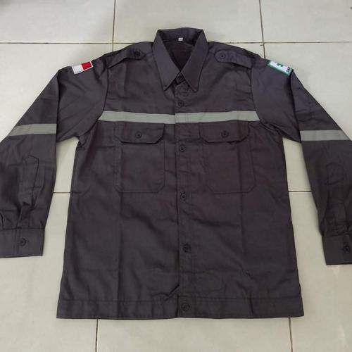 Jual Baju Safety Proyek / Wearpack atasan safety / Seragam kerja abu ...
