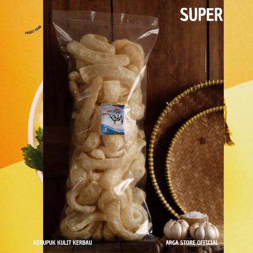 Jual Kerupuk kulit kerbau Mateng 250 gr Super Rambak Kerbau Kudus cap ...