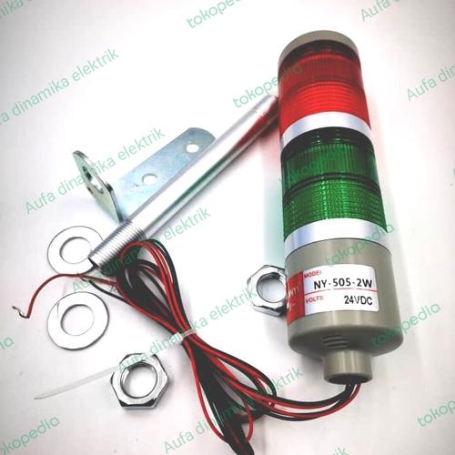 Jual TOWER LIGHT LED BUZZER 2,3 WARNA 24VDC 220VAC - 2WJ, 24VDC - Kab ...