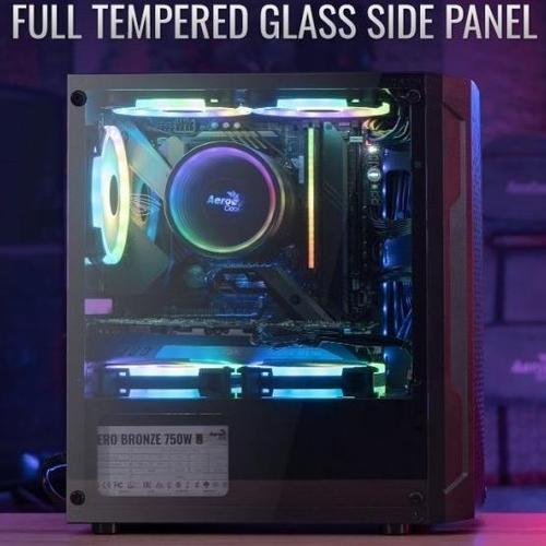Jual US CASING AEROCOOL TRINITY MINI V2 BLACK - mATX TTEMPERED GLASS ...