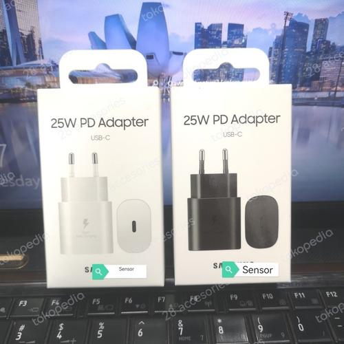 Jual ADAPTOR 25W USB C GALAXY A55 5G SUPER FAST CHARGING ORIGINAL ...