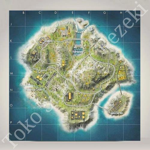 Jual Poster Figure Free Fire Map Freefire Peta Dunia Atlas Orbit Kanvas ...