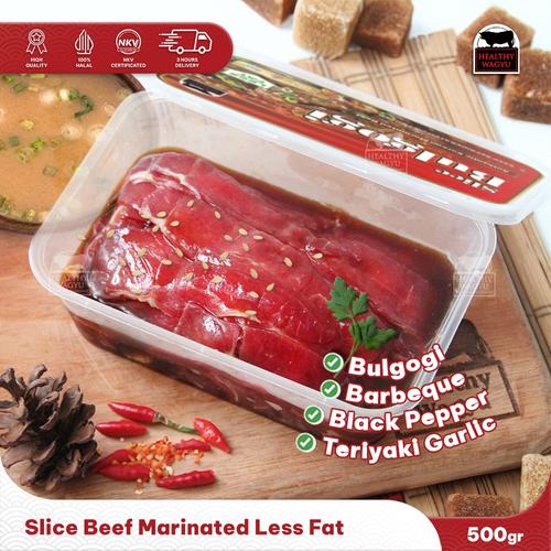 Jual Beef Slice Non Fat Marinated Daging Slice Rendah Lemak Marinasi ...