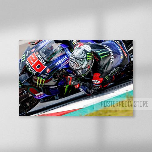 Jual Poster Bingkai Fabio Quartararo | Poster Moto GP | Hiasan Dinding ...
