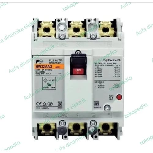 Jual BW32AAG 3P 3A 5A 10A 15A 20A 32A FUJI ELECTRIC MCCB BW32AAG 3P - 3P 20A - Kab. Bogor - Aufa ...