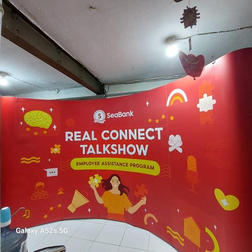 Jual Backdrop Backwall Pameran 3x5 Lengkung seminar conferensi pers ...