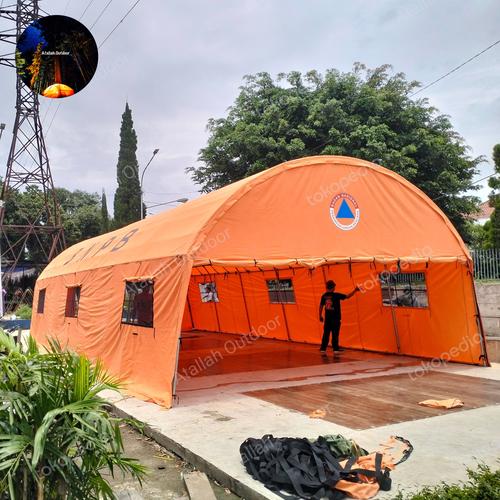 Jual Tenda Oval Lorong BNPB | Tenda Posko Pengungsi Darurat Bencana ...